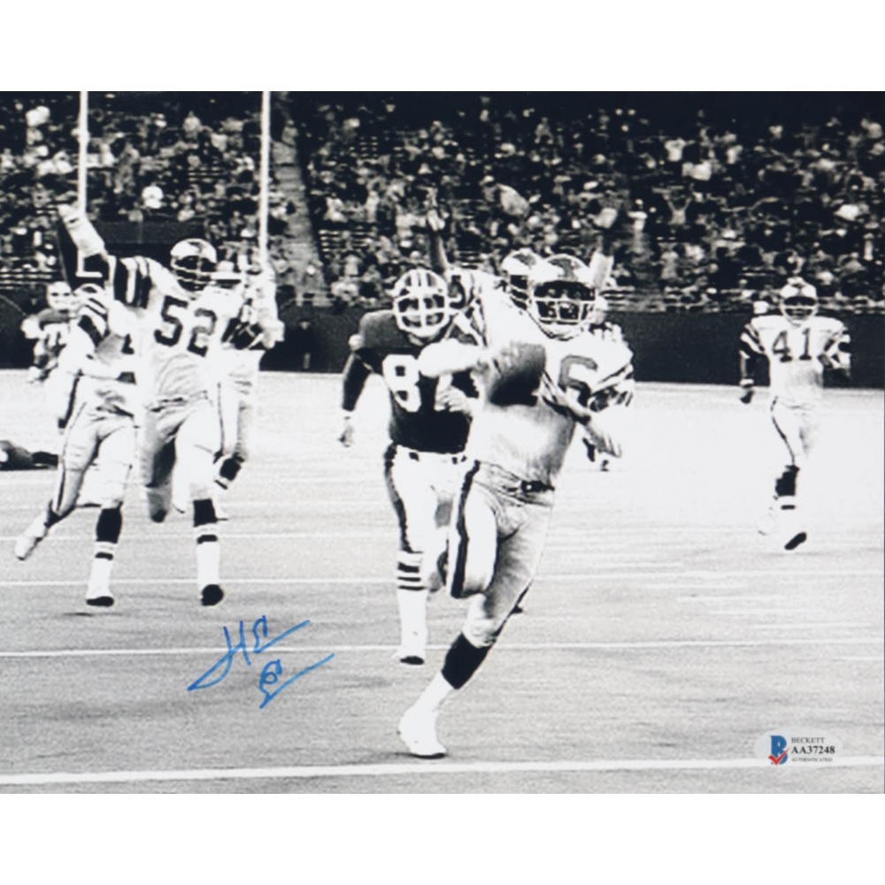 Herman Edwards Signed Eagles 8x10 Photo (Beckett) | Pristine Auction