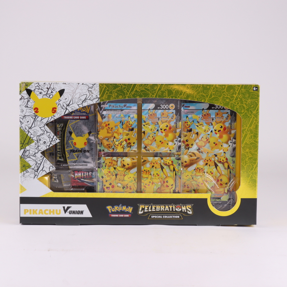 Pokemon TCG: Pikachu V-Union Celebrations Special Collection Box with ...