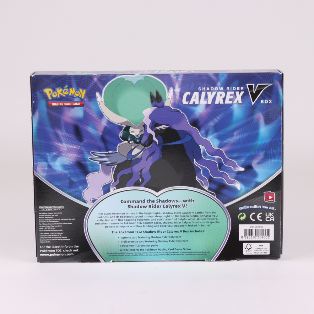 Pokemon TCG: Shadow Rider Calyrex V Box | Pristine Auction