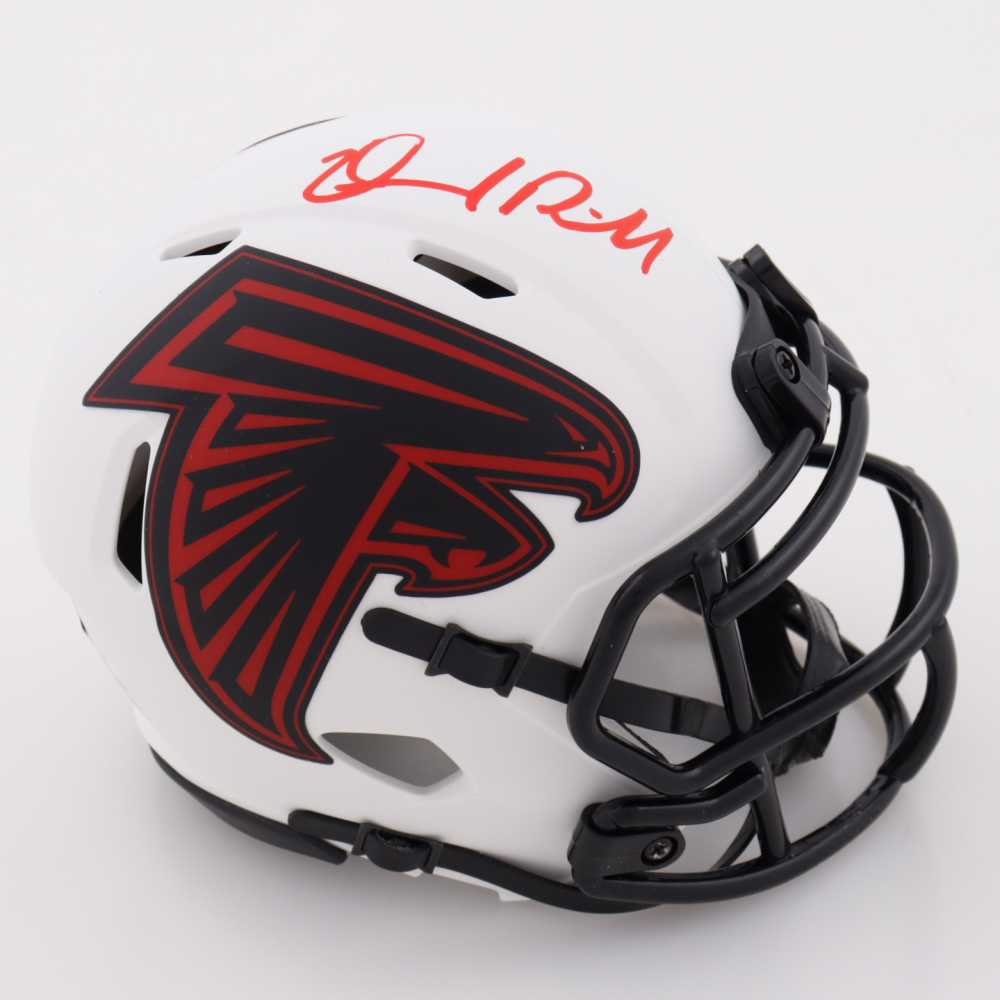 Desmond Ridder Signed Falcons Lunar Eclipse Alternate Speed Mini Helmet ...
