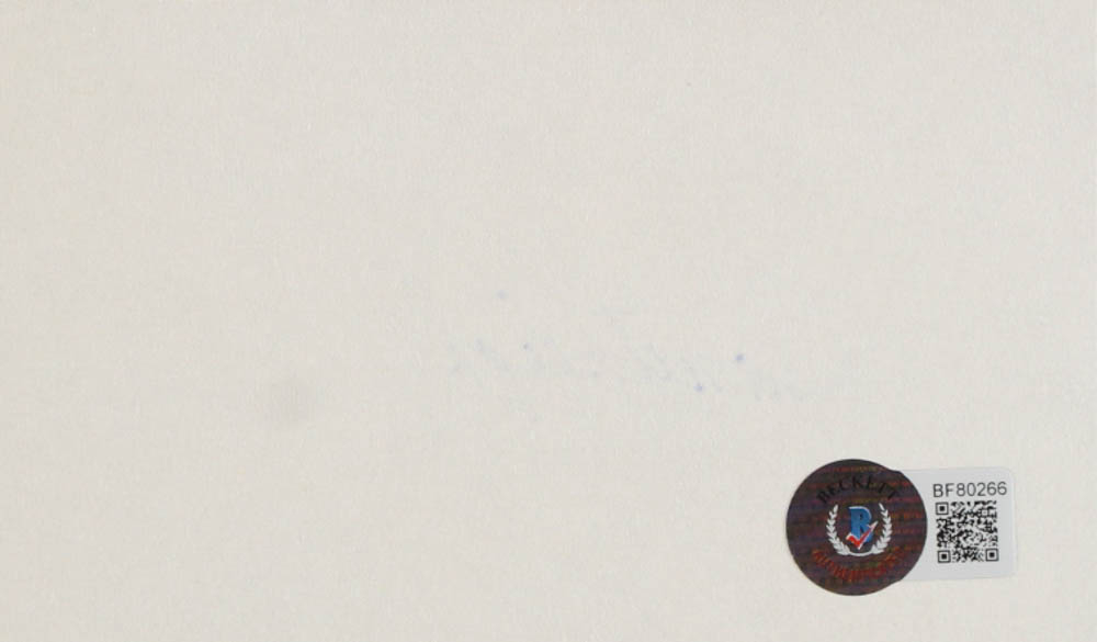 Janet Leigh Signed 3x5 Index Card (Beckett) | Pristine Auction