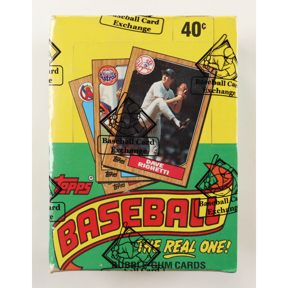 1987 Topps Baseball Wax Box With (36) Packs (bbce) | Pristine Auction