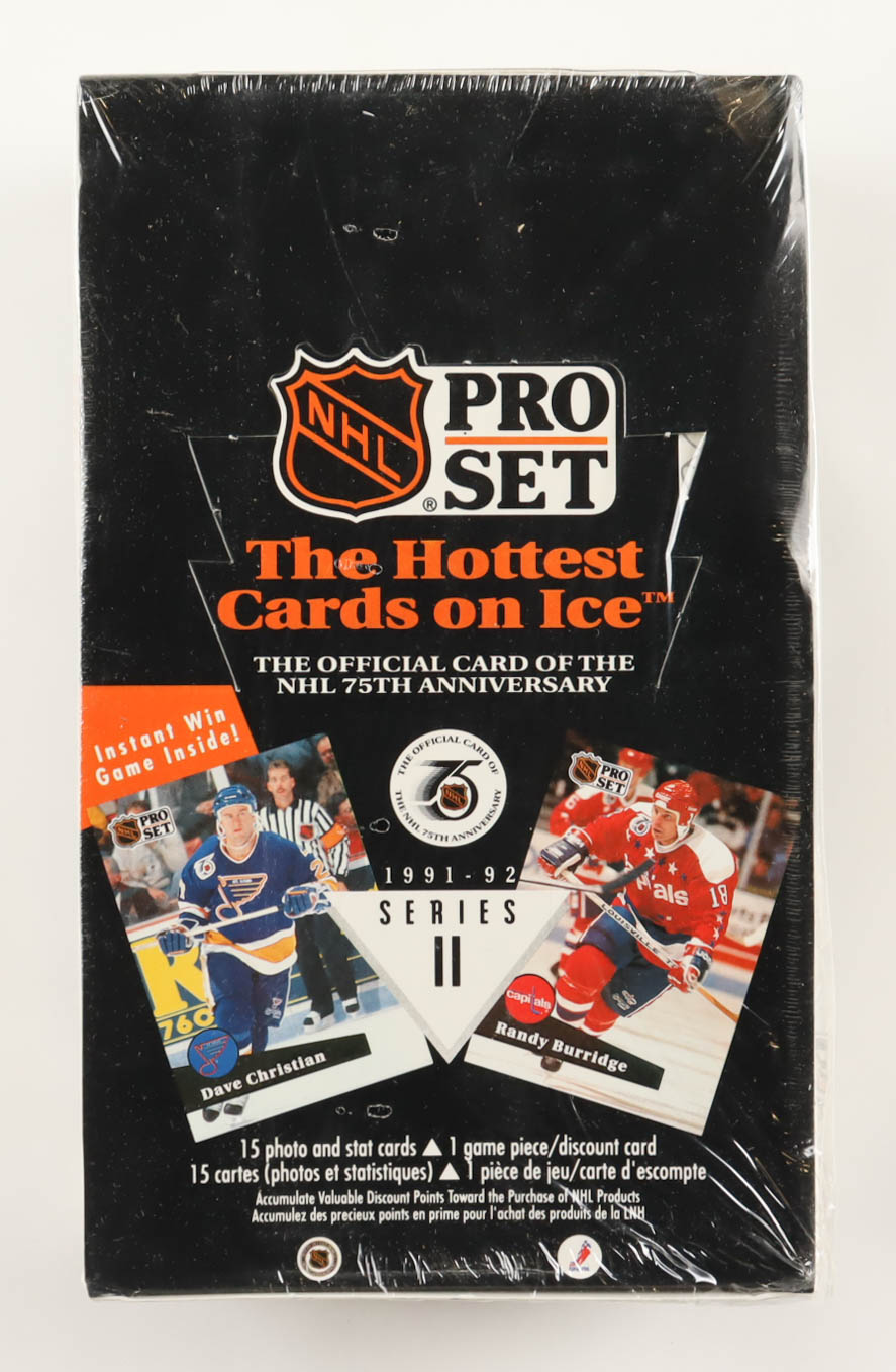 1991-92 Pro Set Series II Hockey Card Box with (36) Packs | Pristine Auction