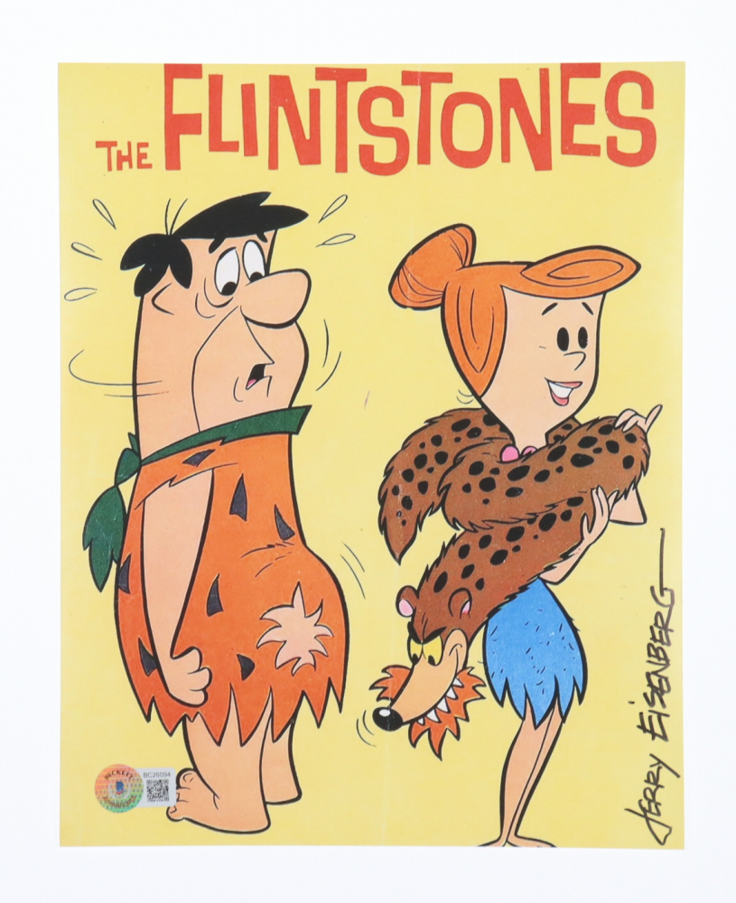 Jerry Eisenberg Signed "The Flintstones" 8x10 Photo (Beckett ...