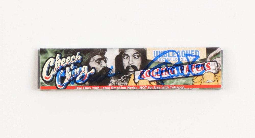 Cheech Marin & Tommy Chong Signed "Cheech & Chong" Rolling Papers (JSA ...
