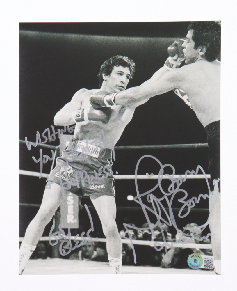 Ray "Boom Boom" Mancini Signed 8x10 Photo With Multiple Inscriptions ...