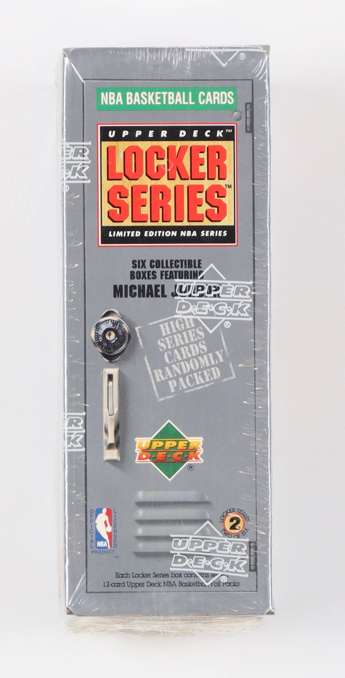 1991 Upper Deck NBA Michael Jordan Locker Series 2 Box with (7) Packs ...