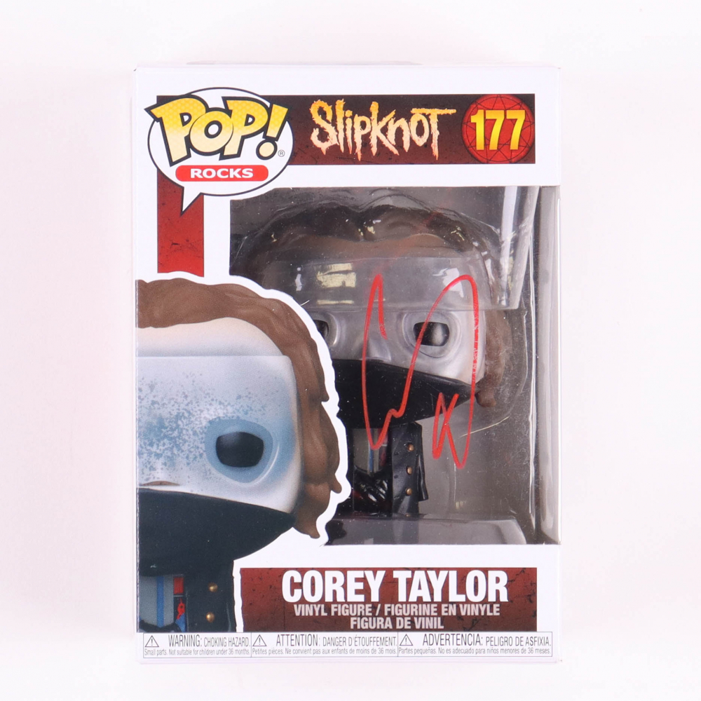 Corey Taylor Signed "Slipknot" #177 Corey Taylor Funko Pop! Vinyl ...