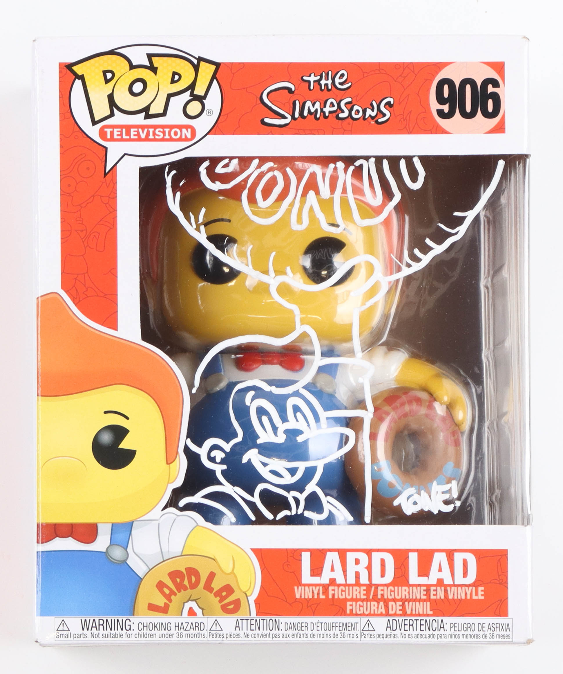 Tone Rodriguez Signed "The Simpsons" #906 Lard Lad Funko Pop! Vinyl ...