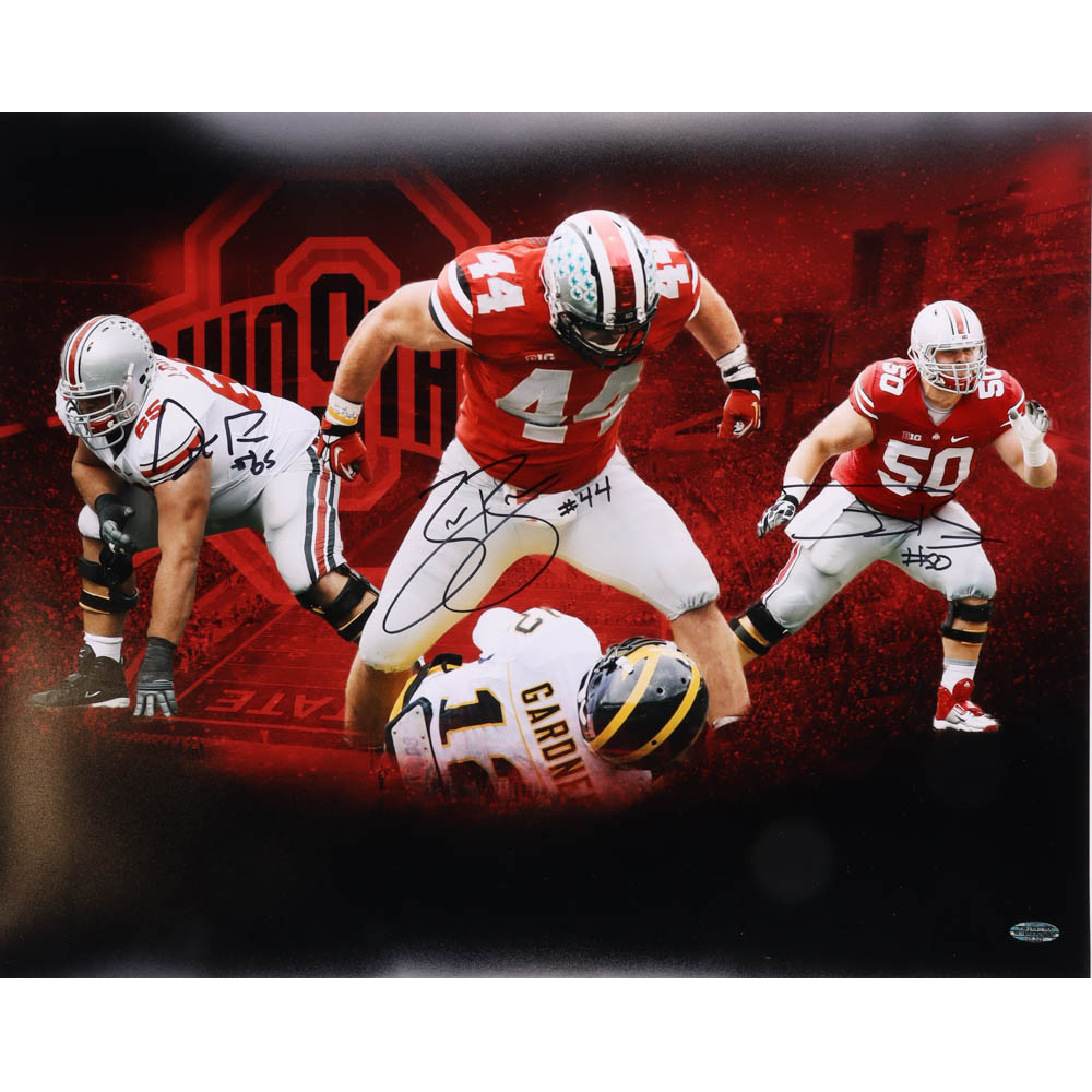 Justin Boren, Zach Boren & Jacoby Boren Signed Ohio State Buckeyes ...