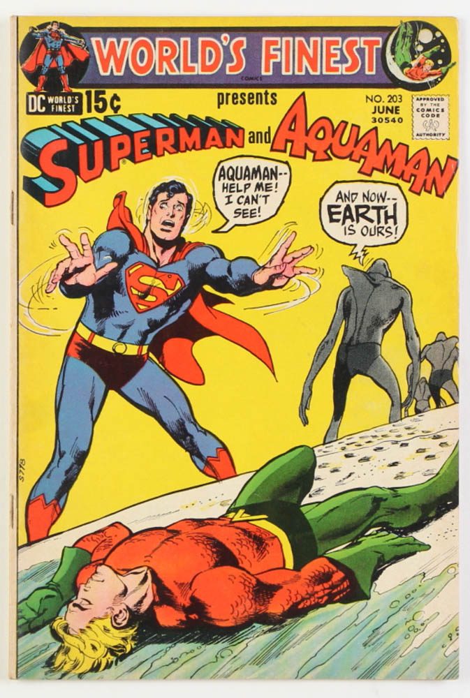 1971 "World's Finest Comics" Issue #203 DC Comic Book | Pristine Auction