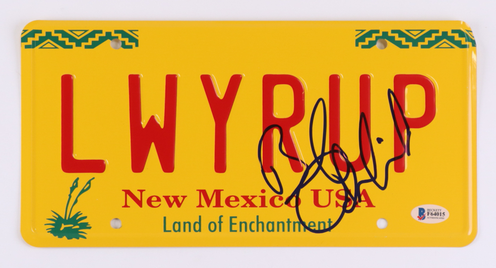 Bob Odenkirk Signed "Better Call Saul" License Plate (Beckett ...