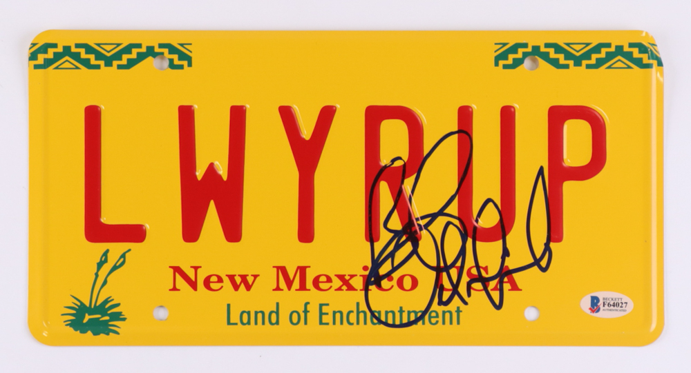 Bob Odenkirk Signed "Better Call Saul" License Plate (Beckett ...