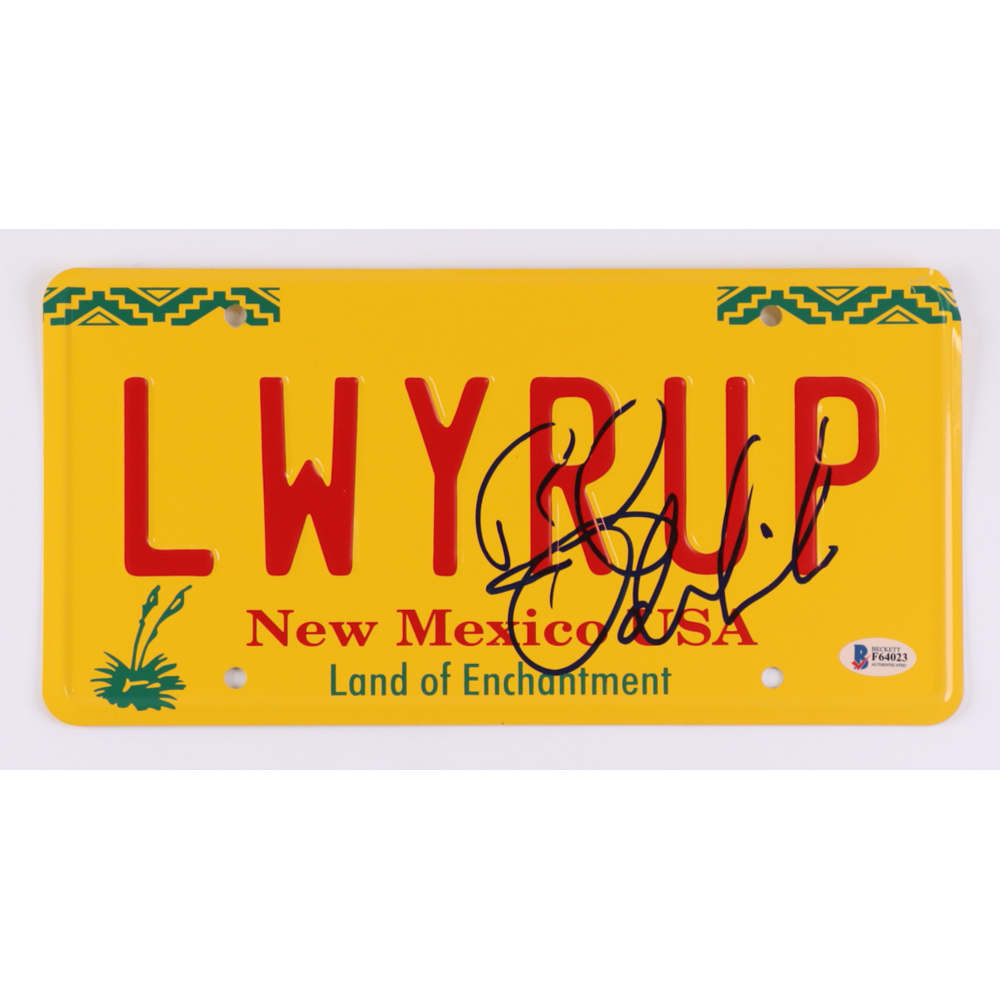 Bob Odenkirk Signed "Better Call Saul" License Plate (Beckett ...