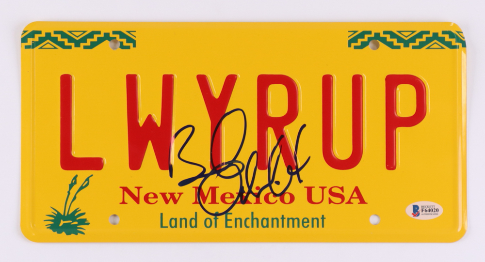 Bob Odenkirk Signed "Better Call Saul" License Plate (Beckett ...