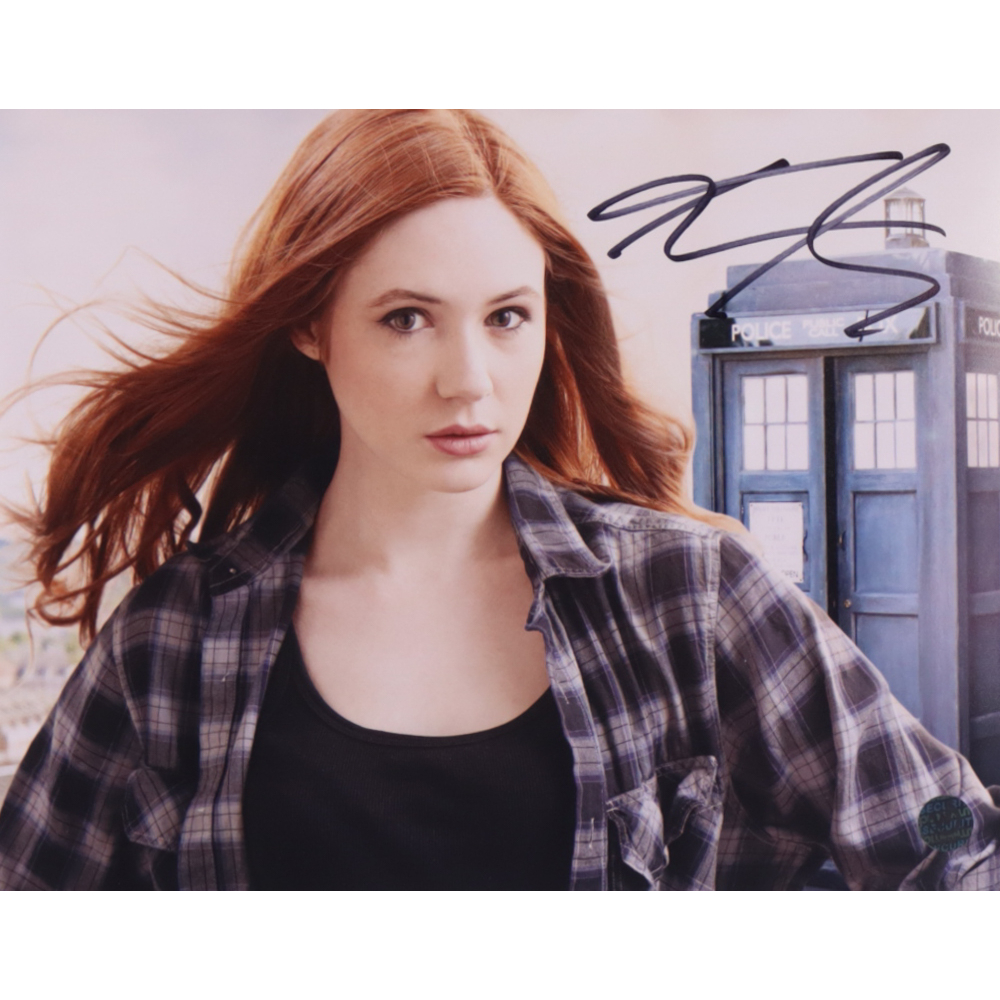 Karen Gillan Signed Doctor Who 8x10 Photo Wizard World Pristine
