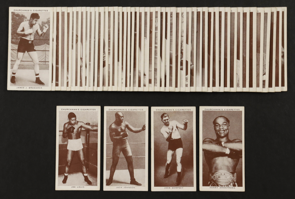 Complete Set of (50) 1938 Churchman's "Boxing Personalities" Vintage ...