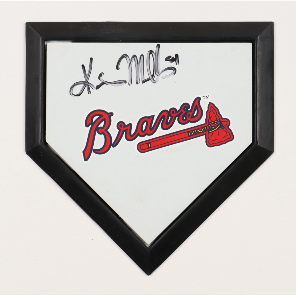 Kris Medlen Signed Braves Logo Mini Home Plate (JSA) | Pristine Auction