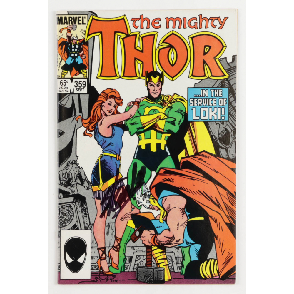 Stan Lee Signed 1985 "The Mighty Thor" Issue #359 Marvel Comic Book ...