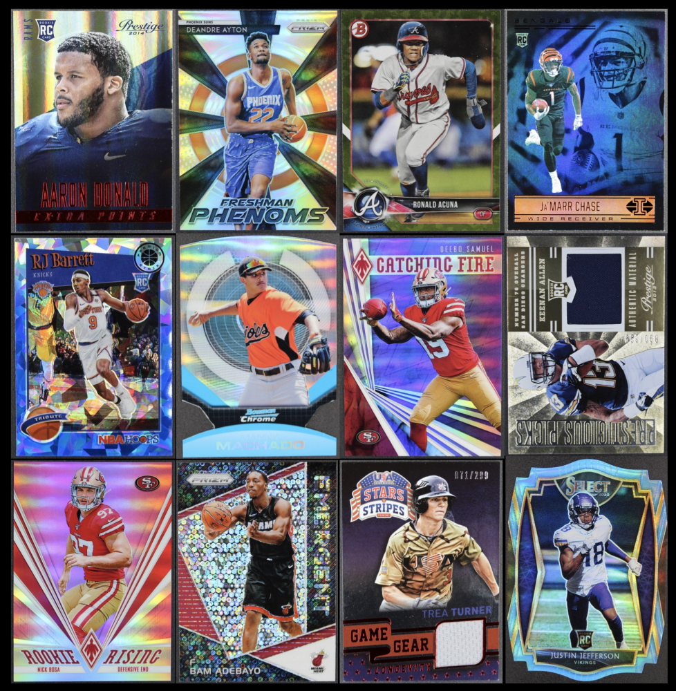 TTC All Rookie / Prospect (3) Card Mystery Box Series #10 (Limited to ...