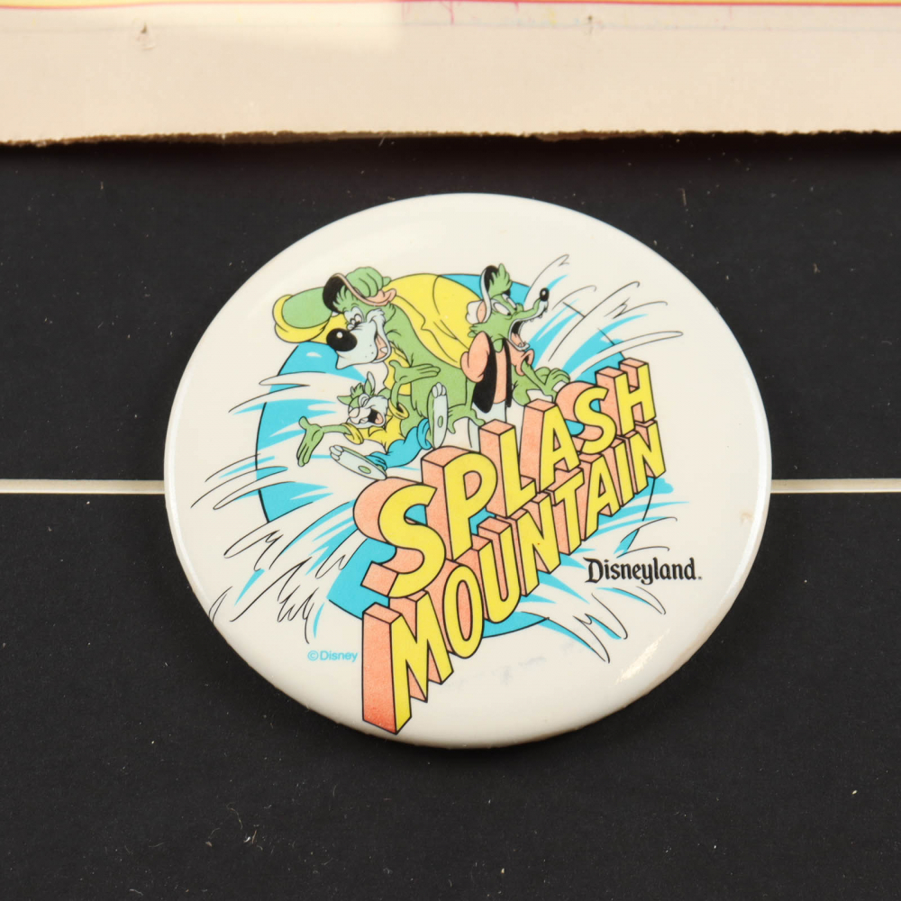Vintage 1989 "Splash Mountain Opens Tuesday" Custom Framed Original ...