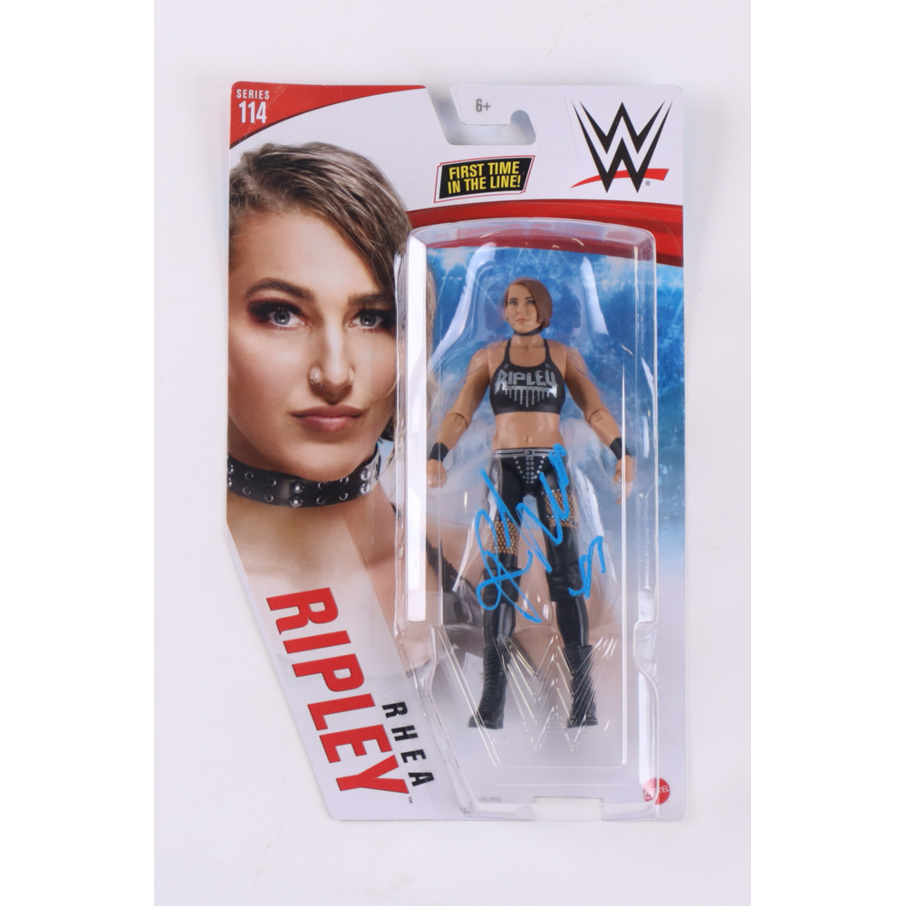 Rhea Ripley Signed WWE Series 114 Action Figure (PSA) | Pristine Auction