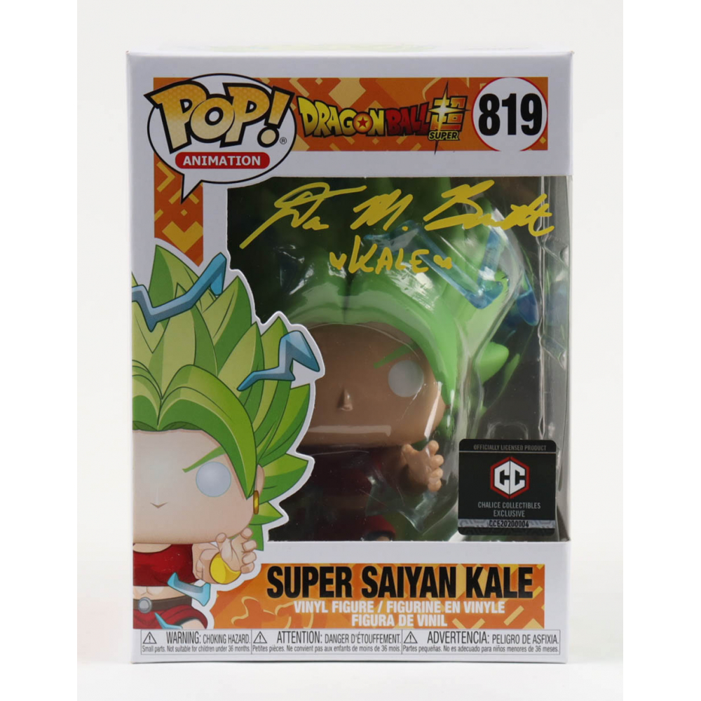 Dawn Bennett Signed "Dragon Ball Z" #819 Super Saiyan Kale Funko Pop ...