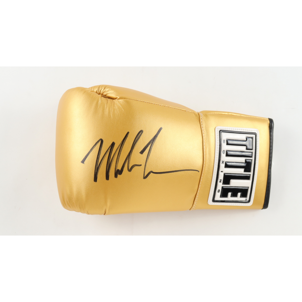 Mike Tyson Signed Boxing Glove Schwartz Pristine Auction