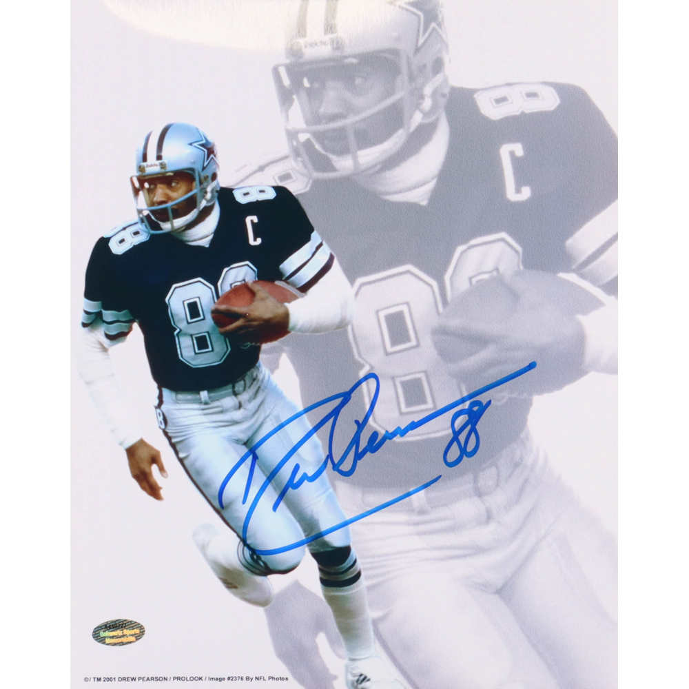 Drew Pearson Signed Cowboys 8x10 Photo (Schwartz) | Pristine Auction