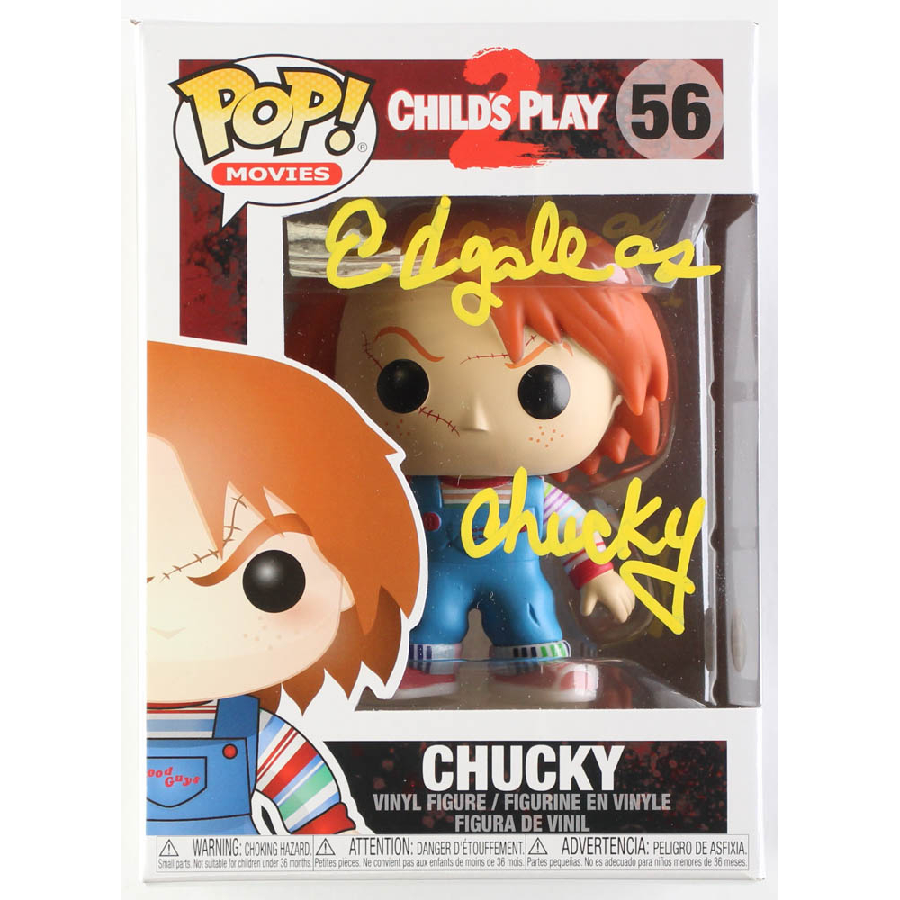 Ed Gale Signed "Child's Play 2" #56 Chucky Funko Pop! Vinyl Figure ...