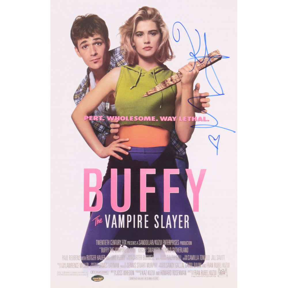 Kristy Swanson Signed "Buffy The Vampire Slayer" 11x17 Movie Poster ...