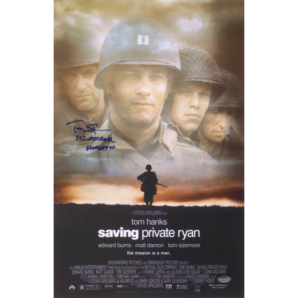 Tom Sizemore Signed "Saving Private Ryan" 11x17 Movie Poster Inscribed ...