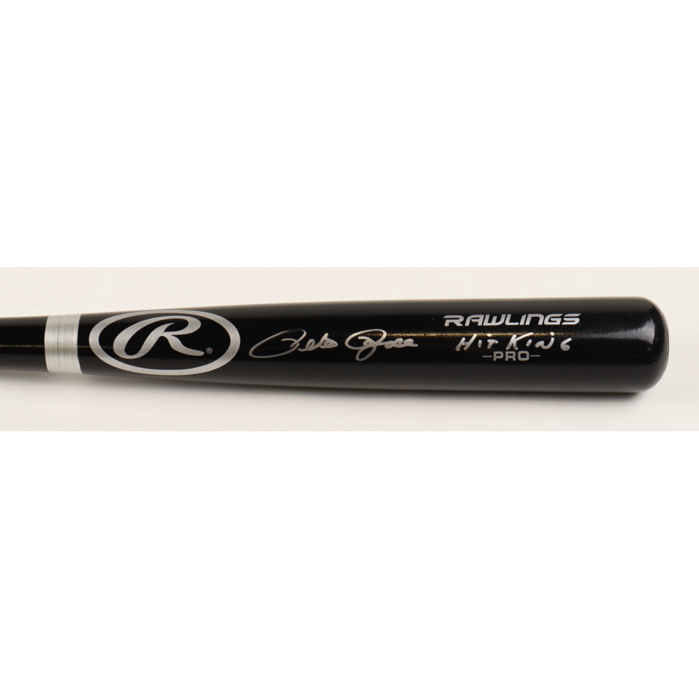 Pete Rose Signed Rawlings Pro Baseball Bat Inscribed "Hit King" (Rose ...
