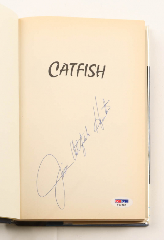 Jim "Catfish" Hunter Signed "Catfish" Hardcover Book (PSA) | Pristine ...