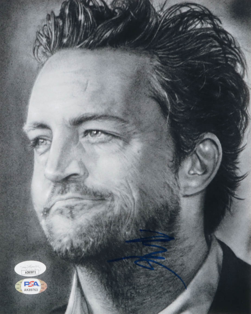 Matthew Perry Signed 8x10 Photo (PSA & JSA) | Pristine Auction