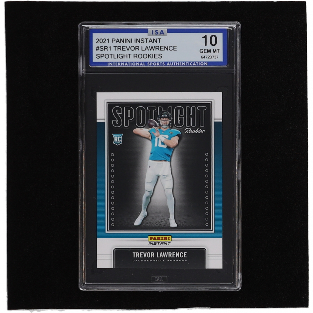 Trevor Lawrence 2021 Panini Instant Spotlight #SR1 RC (ISA 10 ...