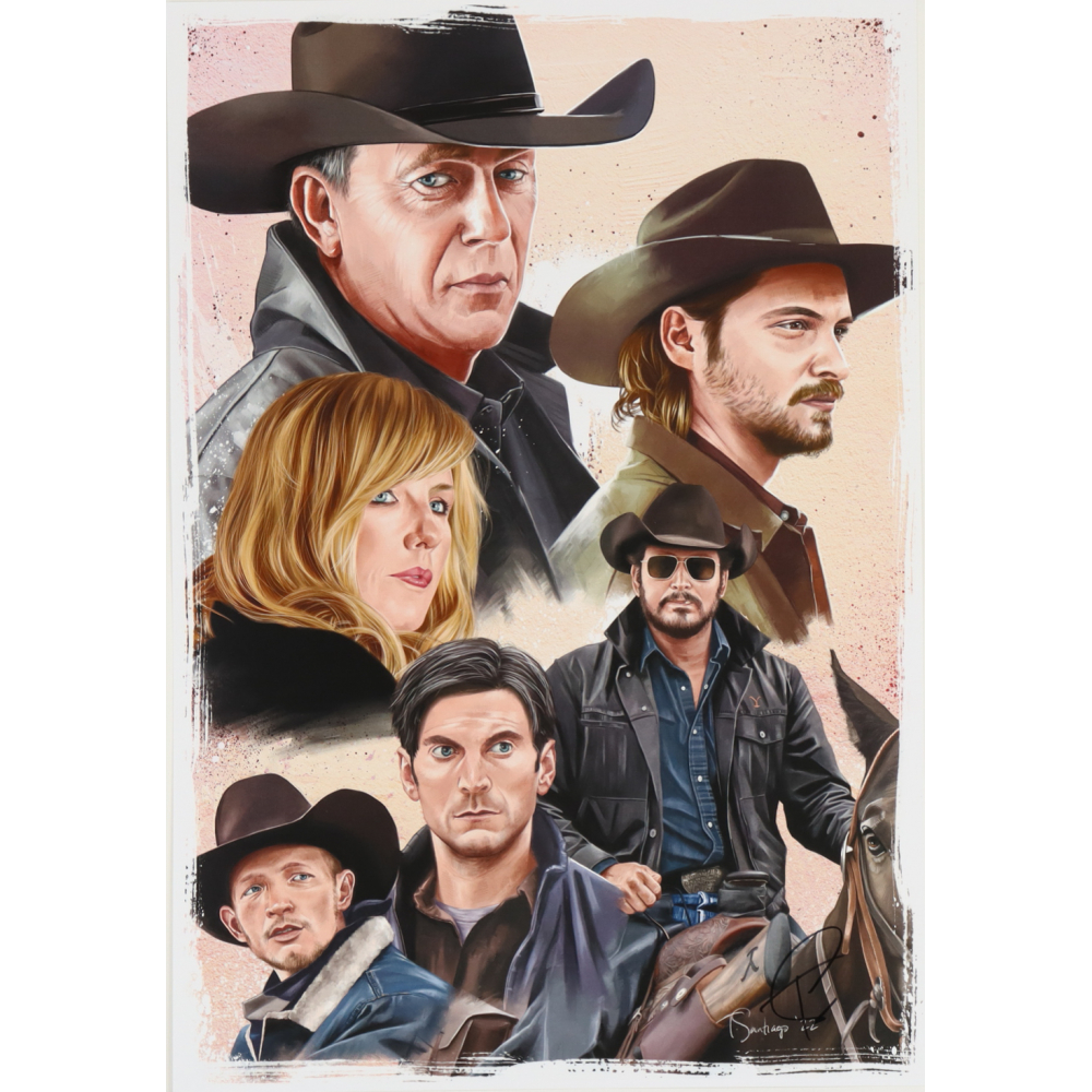 Yellowstone - 13x19 Signed Lithograph by Tony Santiago (PA) | Pristine ...