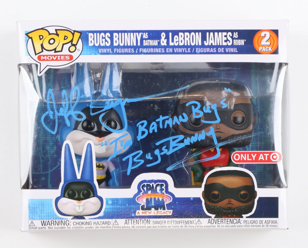 Jeff Bergman Signed "Space Jam: A New Legacy" Bugs Bunny As Batman ...