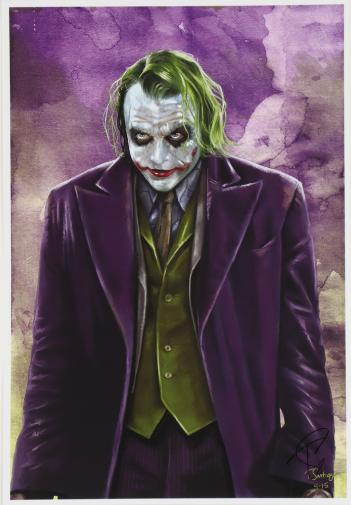 Tony Santiago - The Joker - Heath Ledger - Batman - DC Comics 13x19 ...