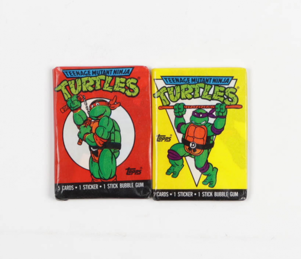 1989 Topps Teenage Mutant Ninja Turtles Wax Box with (48) Packs ...