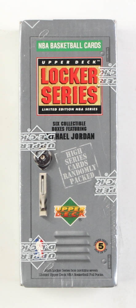 1991 Upper Deck NBA Michael Jordan Locker Series 1 Box with (7) Packs ...