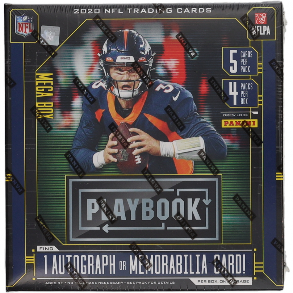 2020 Panini Playbook Football Mega Box with (4) Packs | Pristine Auction