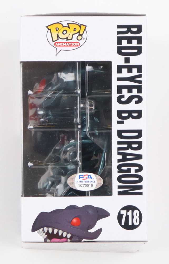 Wayne Grayson Signed "Yu-Gi-Oh!" #718 Red-Eyes B. Dragon Funko Pop ...