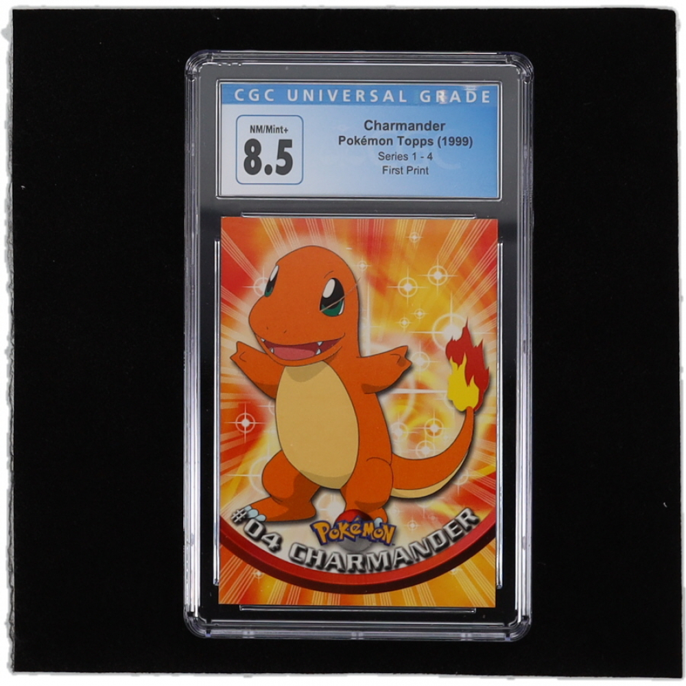 Charmander 1999 Pokemon TV Animation Series 1 #4 (CGC 8.5) | Pristine ...