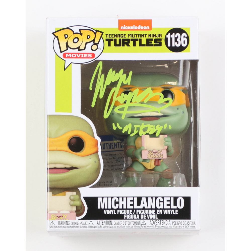 Wayne Grayson Signed "Teenage Mutant Ninja Turtles" #1136 Michelangelo ...