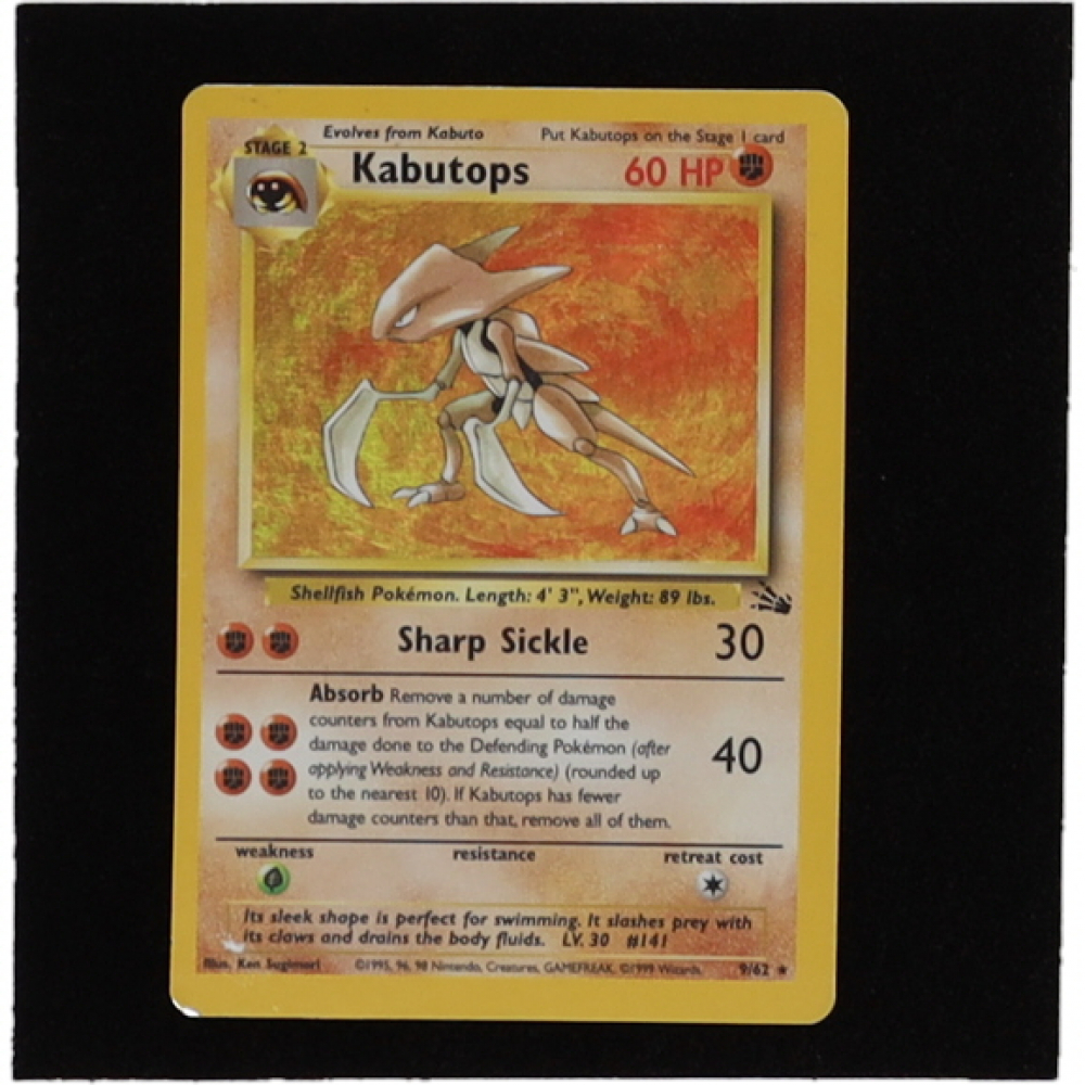 Kabutops Pokemon 1999 Fossil #9 Holo | Pristine Auction
