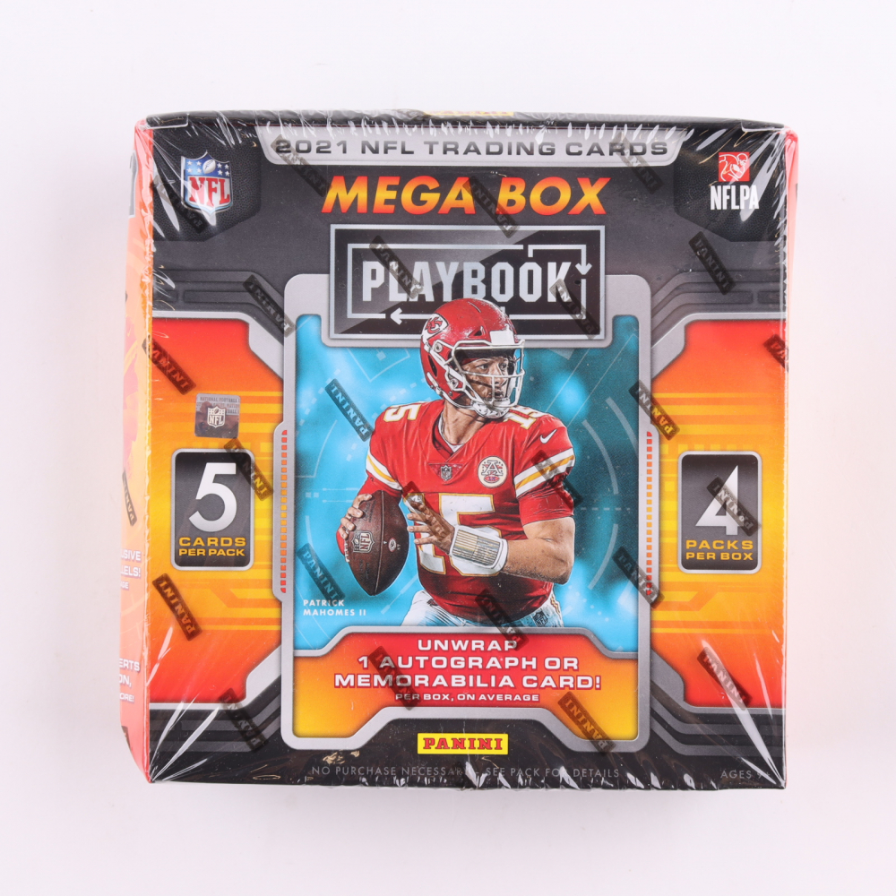 2021 Panini Playbook Football Mega Box with (4) Packs | Pristine Auction