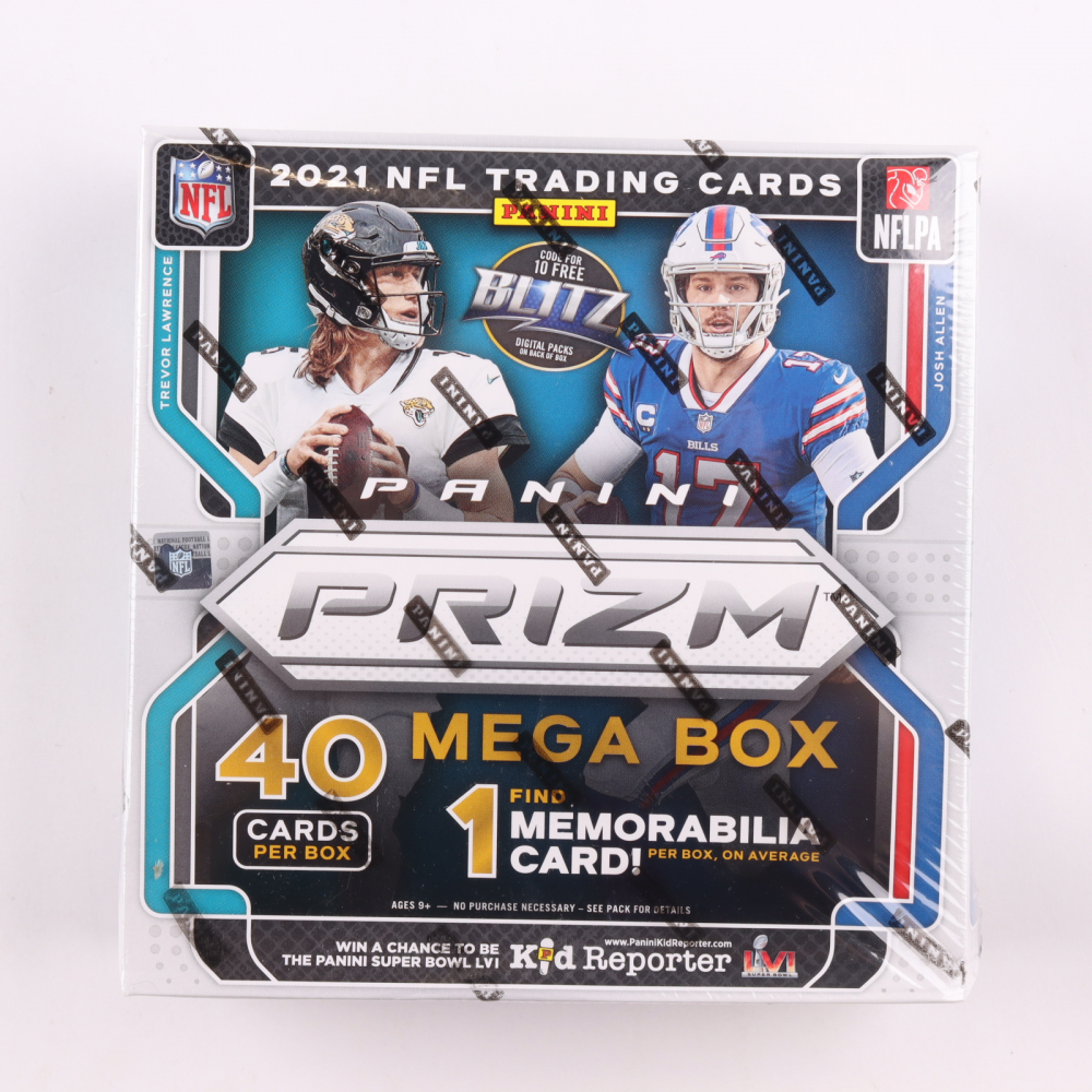2021 Panini Prizm Football Mega Box with (10) Packs | Pristine Auction