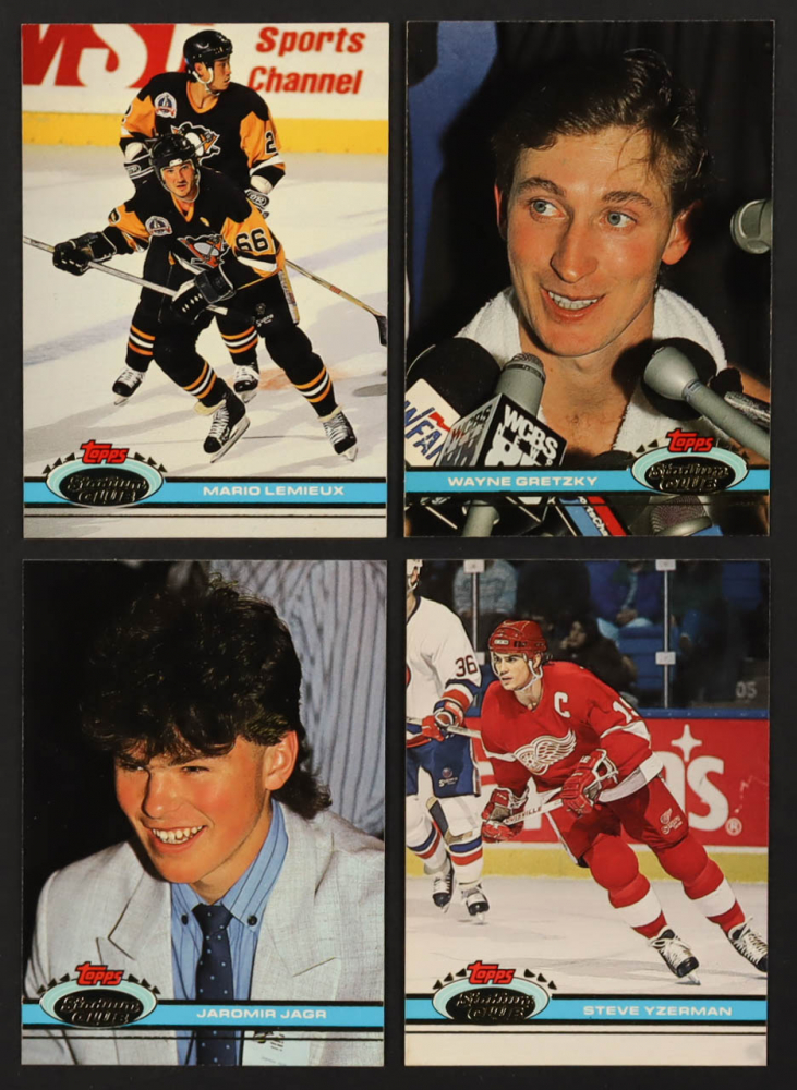 1991 Topps Stadium Club Hockey Complete Set Of (400) Cards with Wayne ...