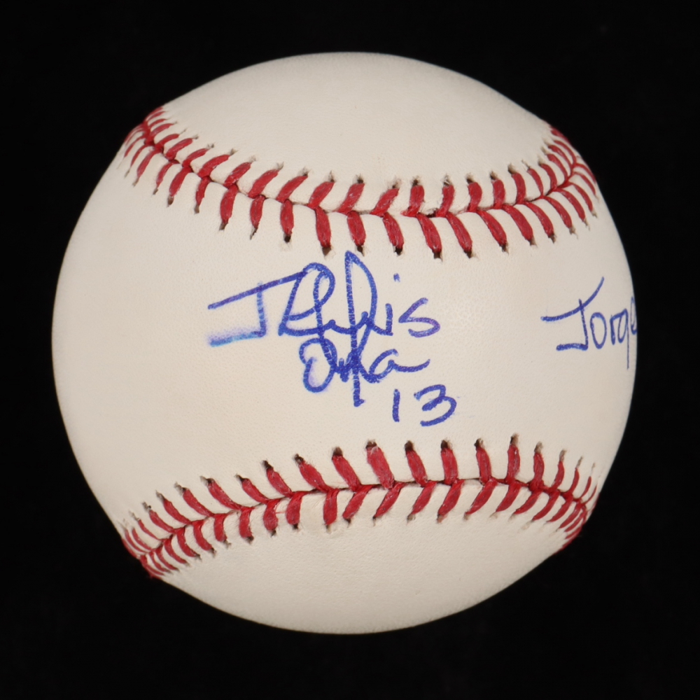 Jorge Ona Twice-Signed OML Baseball (JSA) | Pristine Auction